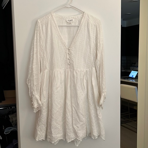 Allison New York | Dresses | Allison New York Isabel White Dress | Poshmark